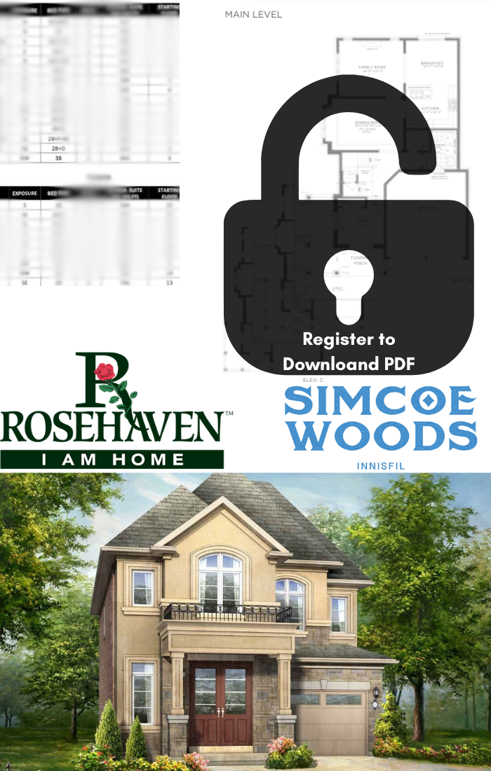 Simcoe Woods Homes | Pricing & Floor Plans | New Homes Innisfil